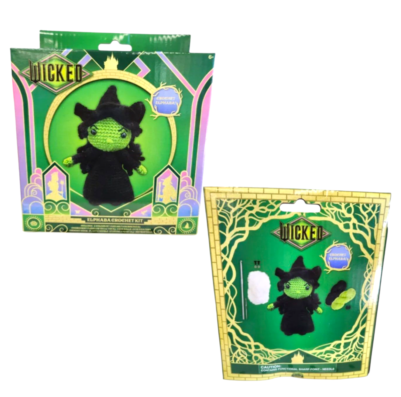 DIY kit de crochet para tejer Wicked Elphaba – Castillo de Juguetes Vintage